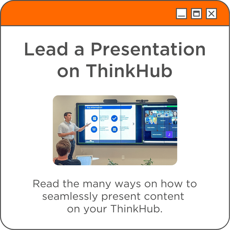 T1V | ThinkHub Visual Collaboration Software